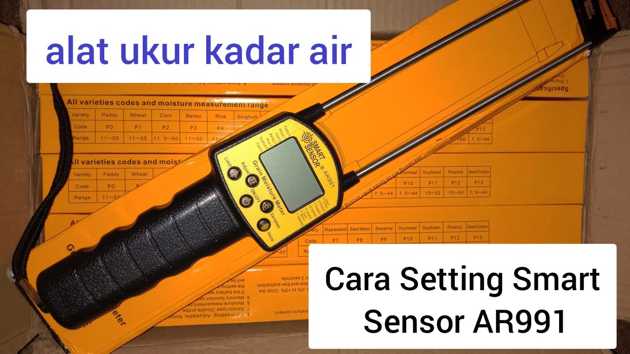 LENGKAP_Cara Menyetel dan Menggunakan Smart Sensor Alat Ukur Kadar Air ...