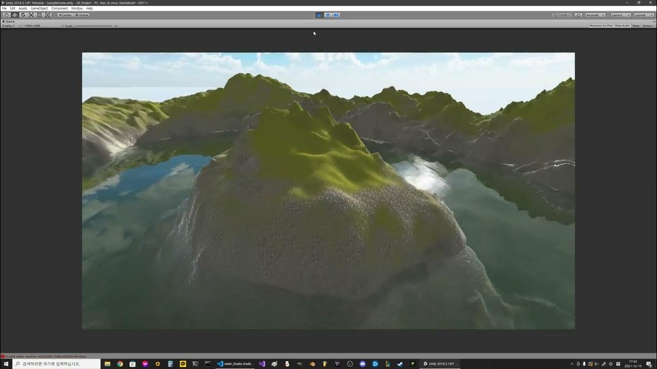 Unity water shader demo - YouTube