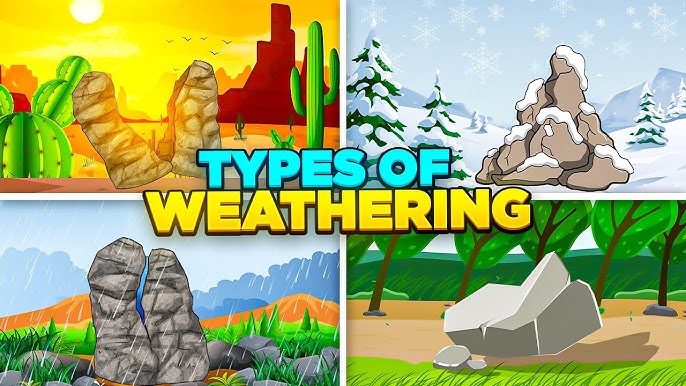 Weathering Of Rock Clipart