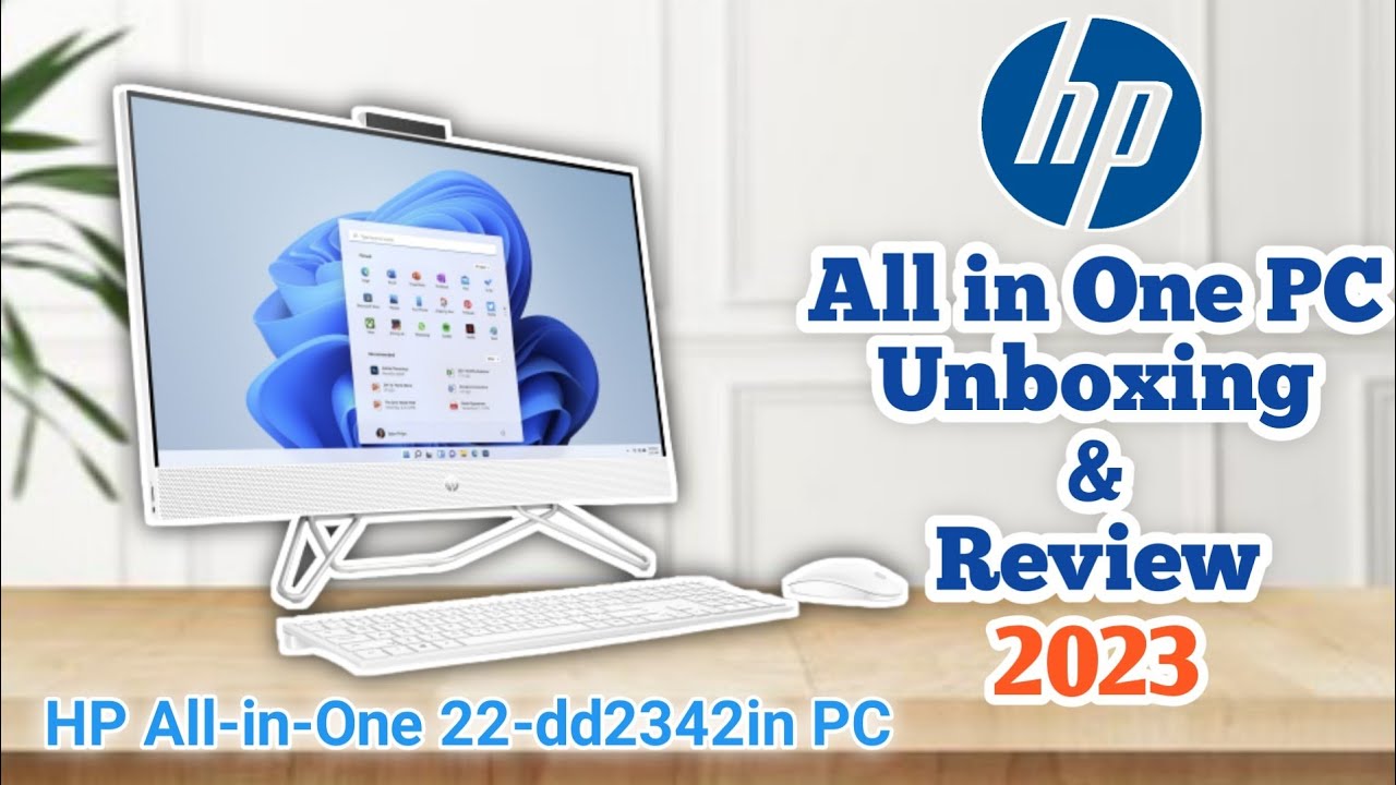 HP All-in-One 22-dd2342 PC ⚡UNDER Rs-30,000/- Branded PC⚡Inbuilt Web ...