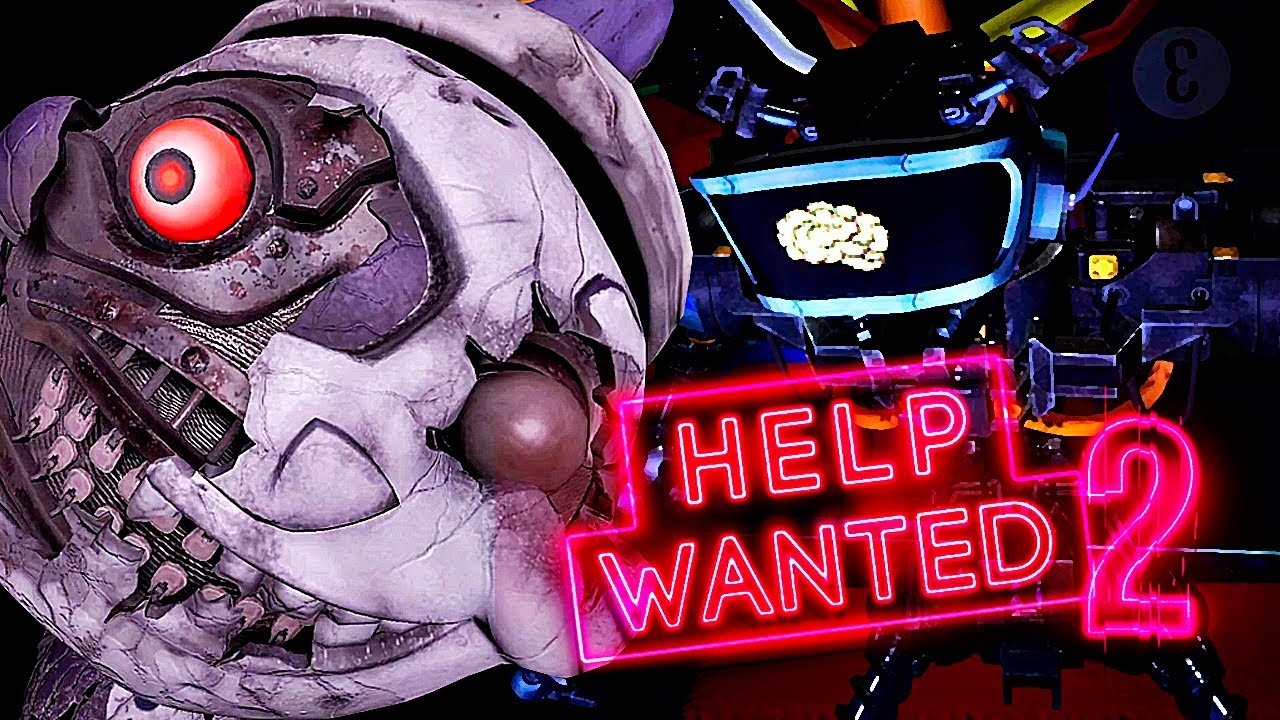ENSEÑANDO A LOS ENDOS Y MANUALIDADES CON MOON 🌛 | FNAF: HELP WANTED 2 ...
