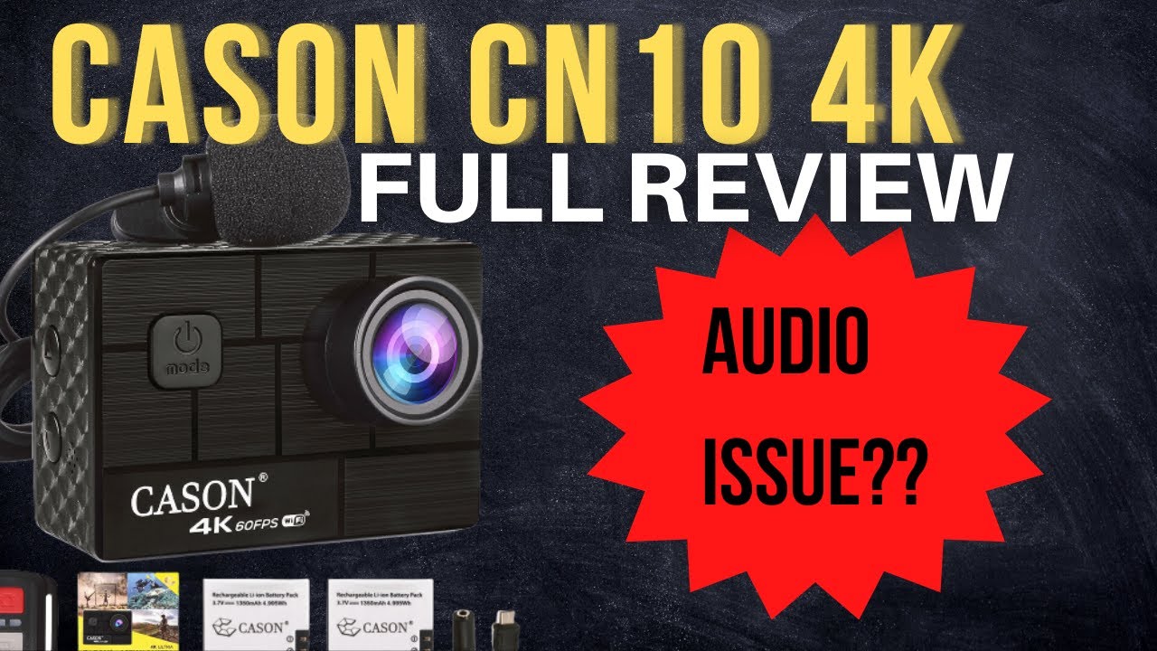 CASON CN10 4K Action Camera with External|Best Action Camera Under ...