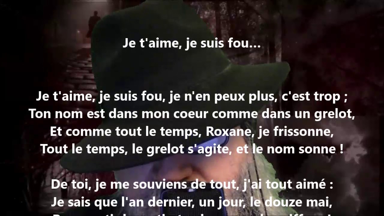 Je t'aime, je suis fou, je n'en peux plus, c'est trop - Edmond Rostand ...