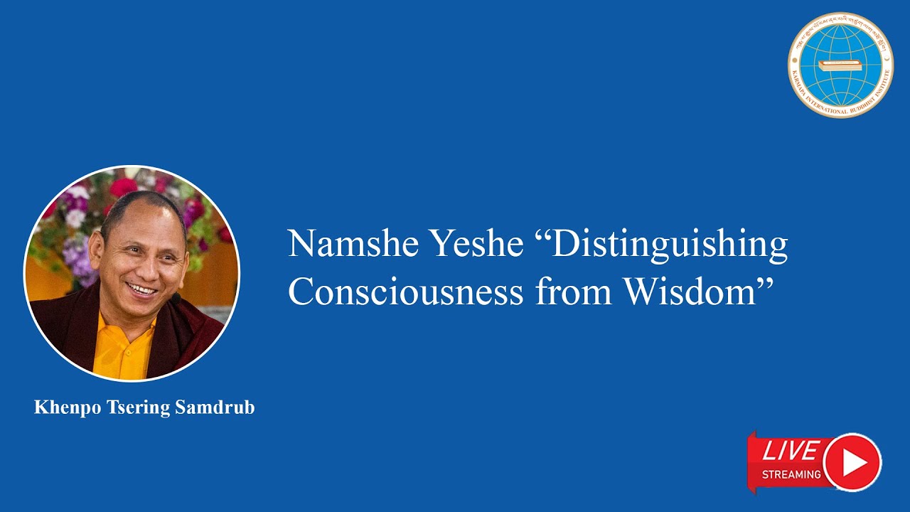 Day 7 Khenpo Tsering Samdrub Namshe Yeshe “Distinguishing Consciousness ...