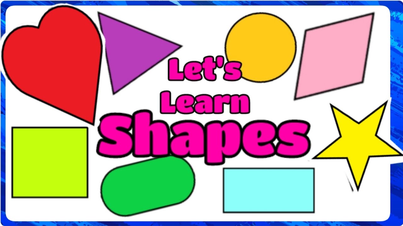 Let's Learn Shapes for kids babies and toddlers - YouTube