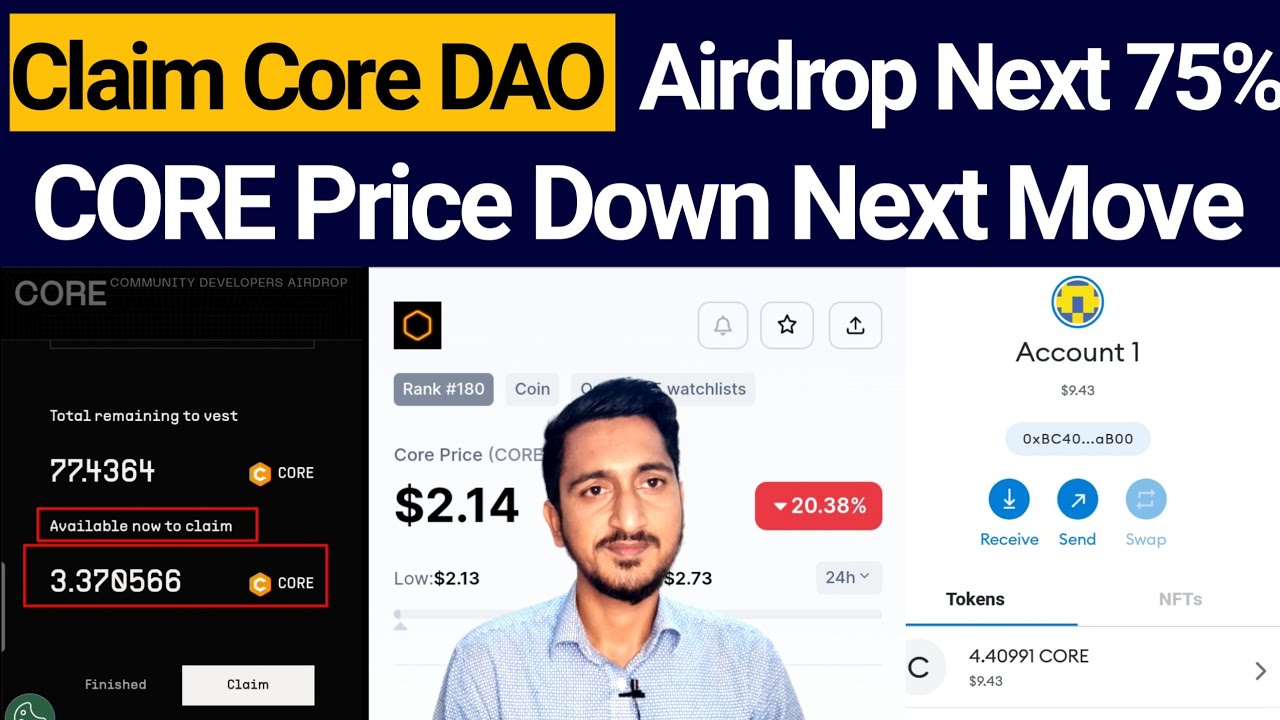 Claim Core DAO Airdrop Next 75% Coin Now | Core DAO Price Prediction ...