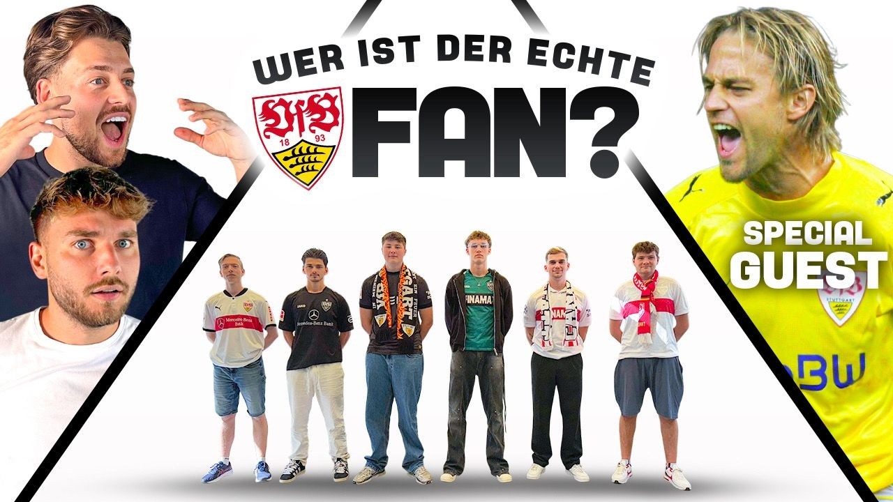 1 Stuttgart Fan vs. 5 Fake Fans | Wer ist der ECHTE? - YouTube