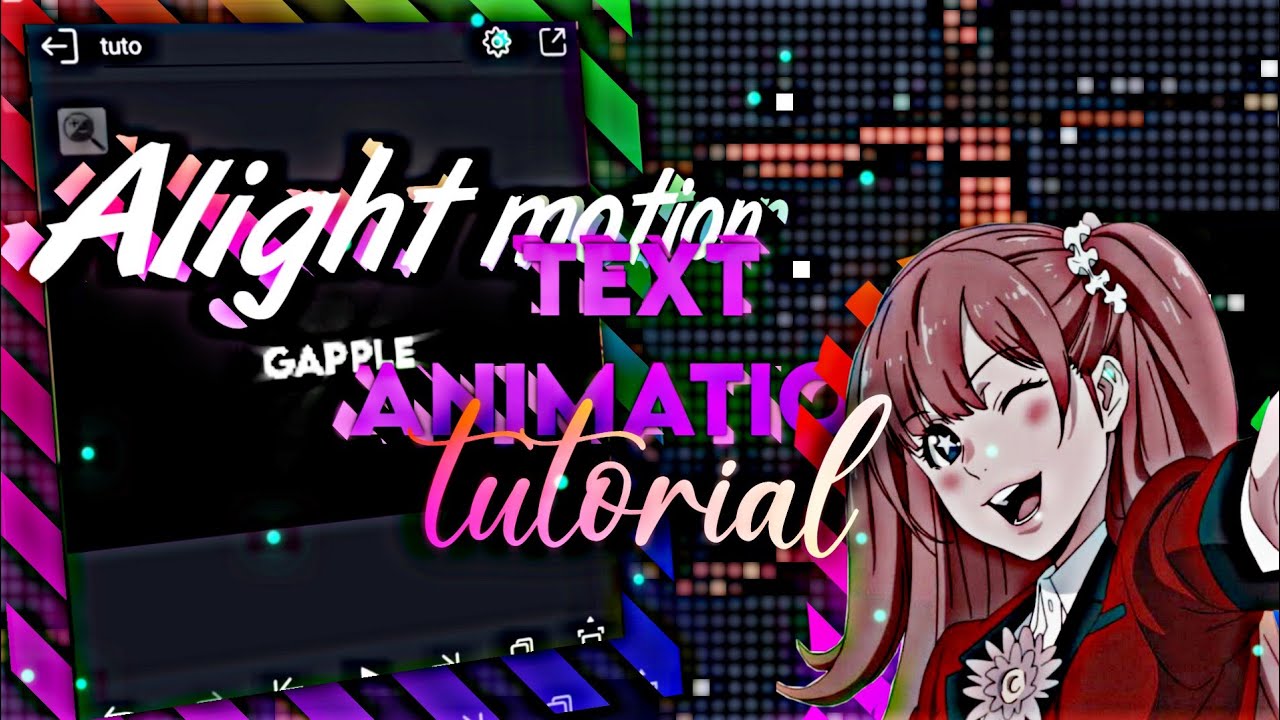 Alight Motion Text Animation Tutorial ┃#1 - YouTube