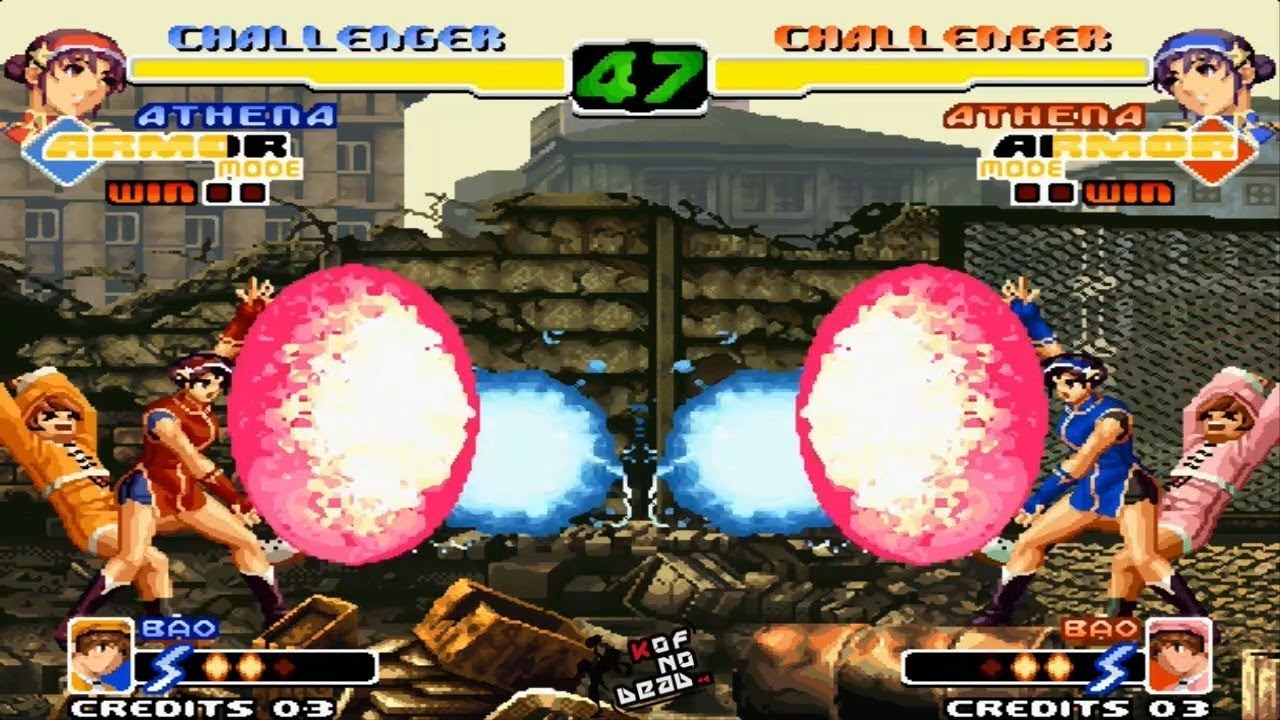 Athena Armor vs Athena Armor KOF 2000 - YouTube