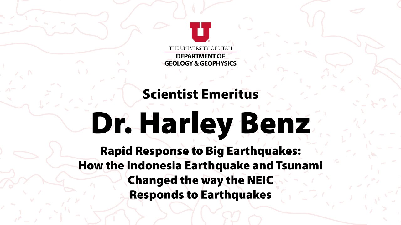 Dr. Harley Benz, Rapid Response to Big Earthquakes. - YouTube