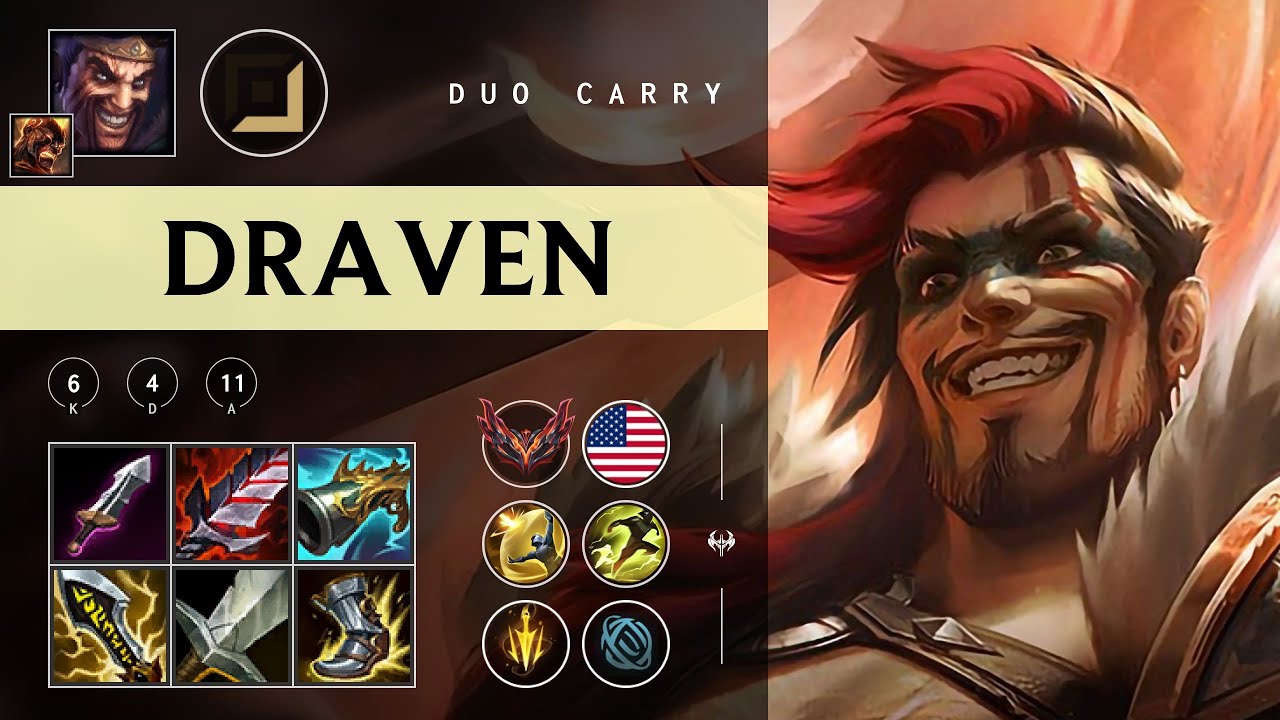 Draven ADC vs Jinx - NA Grandmaster Patch 25.24 - YouTube