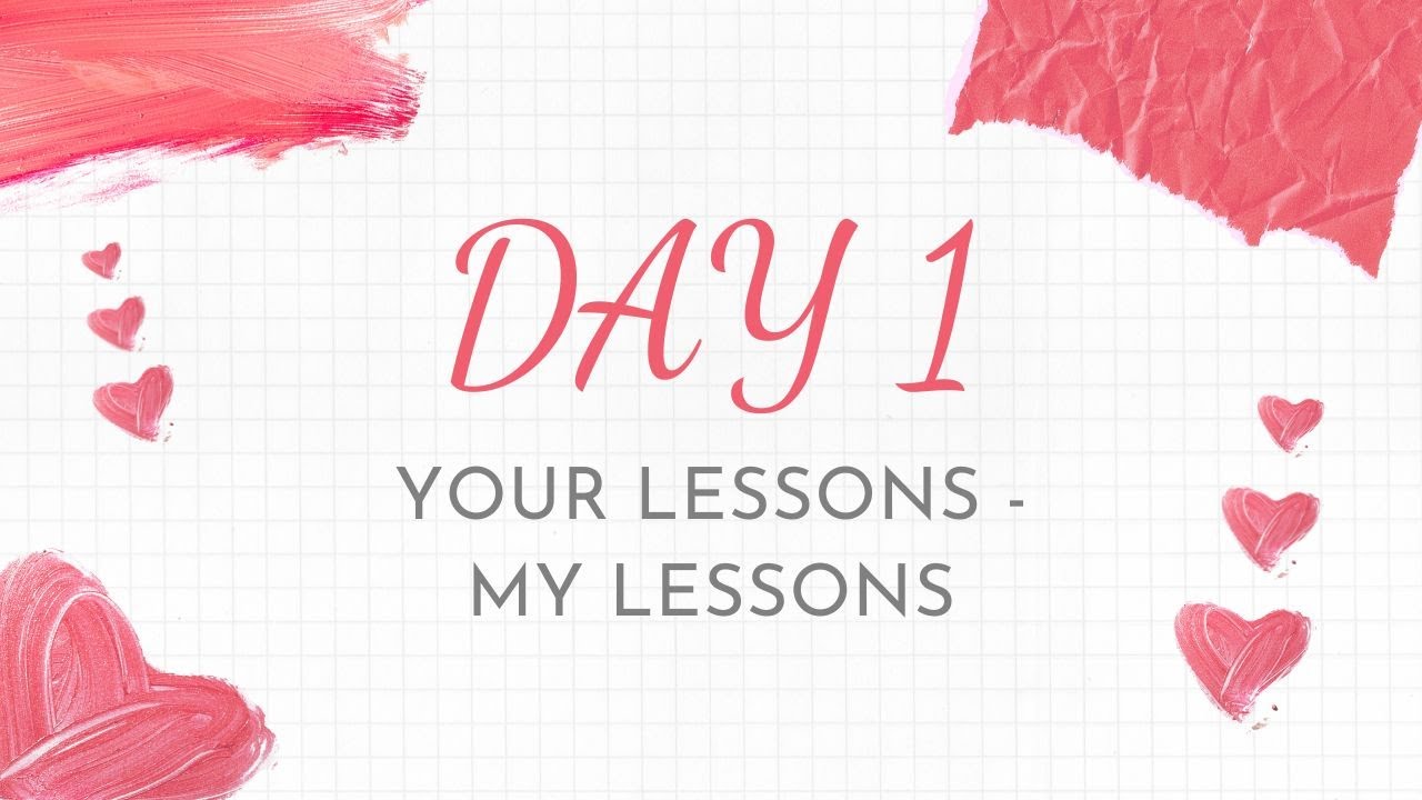 Your lessons - My lessons: Day 1 - YouTube