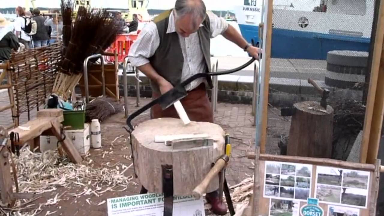 Wooden Tent Peg Making - YouTube