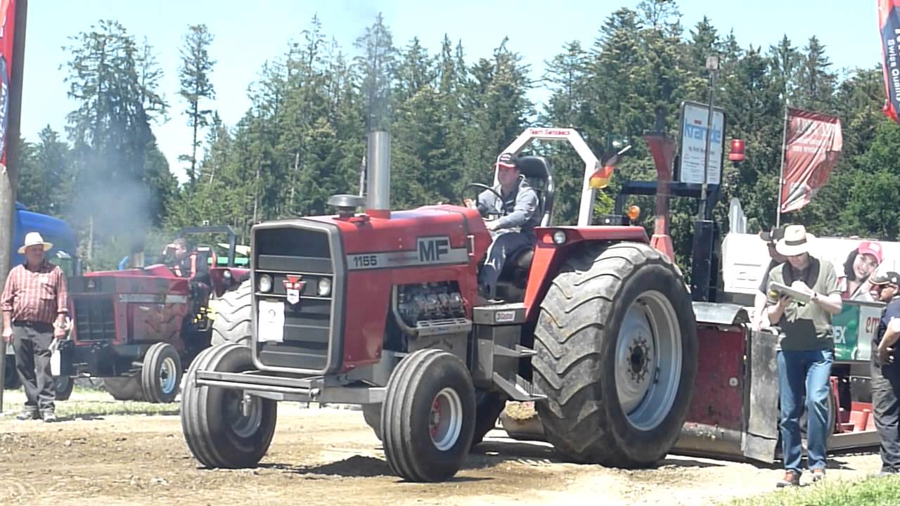 MF 1155 Pulling Zimmerwald 2011 - YouTube