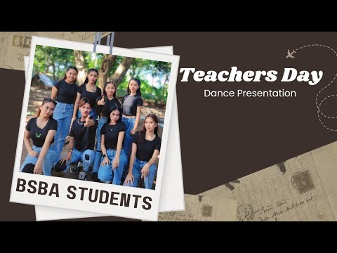 BSBA Dance Presentation | Teachers Day - YouTube