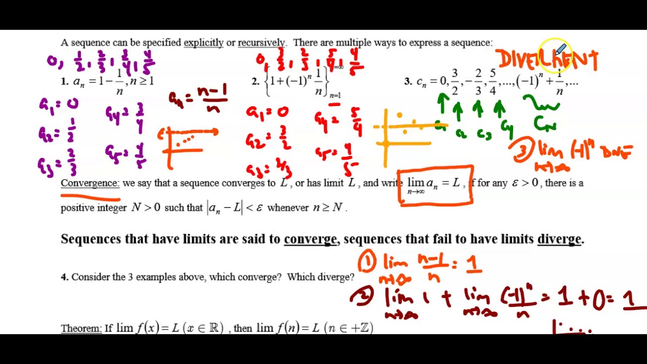 BC Lesson 41 Part 1: Sequences (Introduction) - YouTube