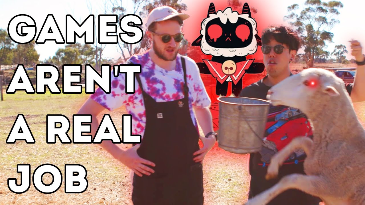We Made CULT OF THE LAMB’S Director Pick Up Sheep Poo IRL | GAMES AREN ...