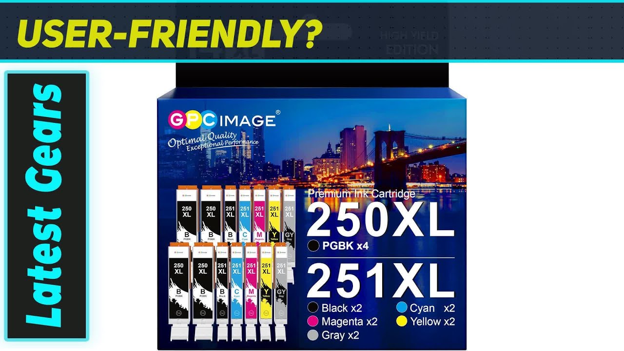 GPC Image 250XL 251XL: Best Compatible Ink for Canon Pixma Printers ...