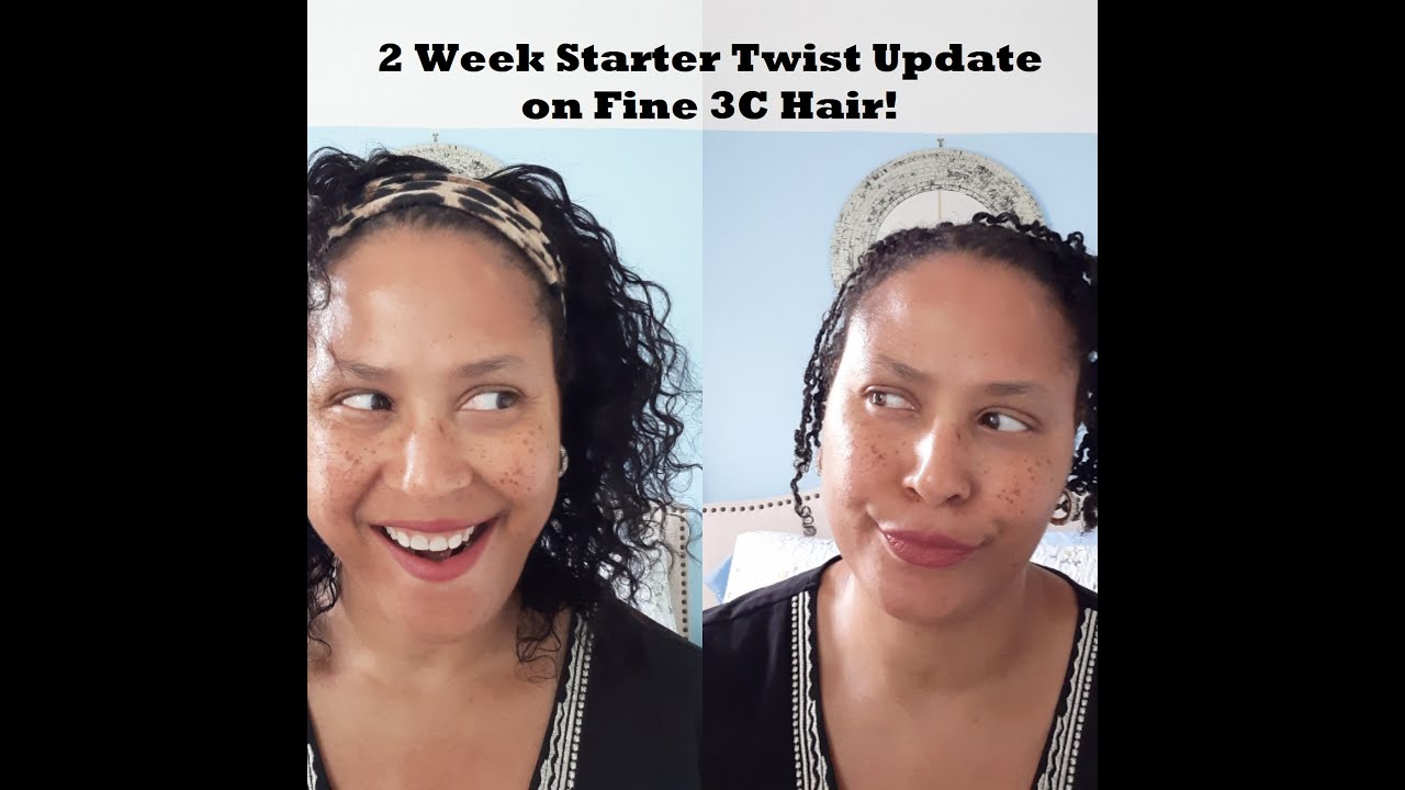 My Loc Journey: 2 Week Update on Fine 3C Hair! - YouTube
