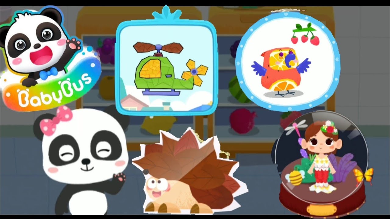 Babybus Creative Collage Design - YouTube