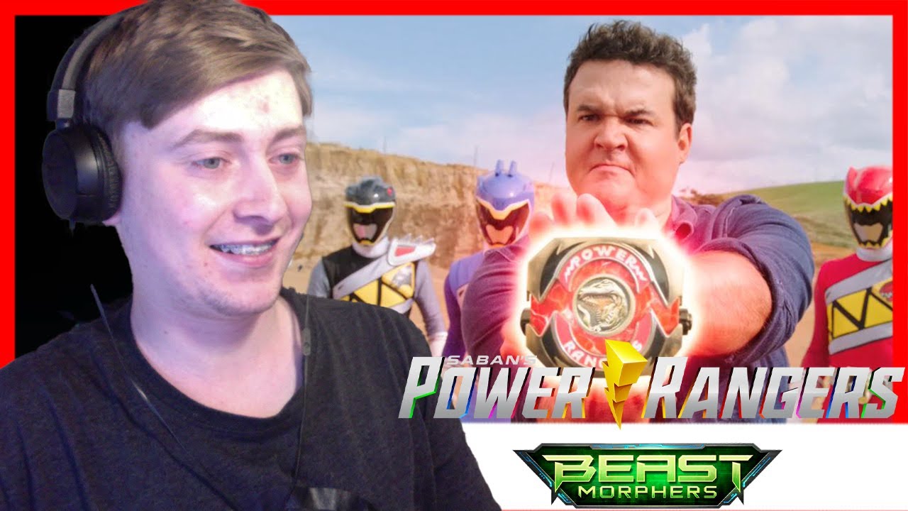 Power Rangers Beast Morphers Jason Returns clip reaction - YouTube