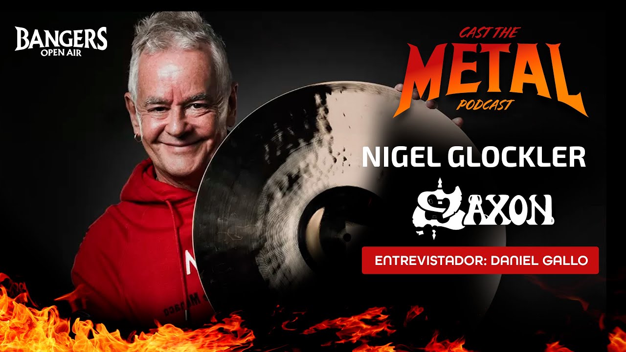 🔥 Nigel Glockler (Saxon) fala sobre a vinda ao Brasil! | Entrevista ...