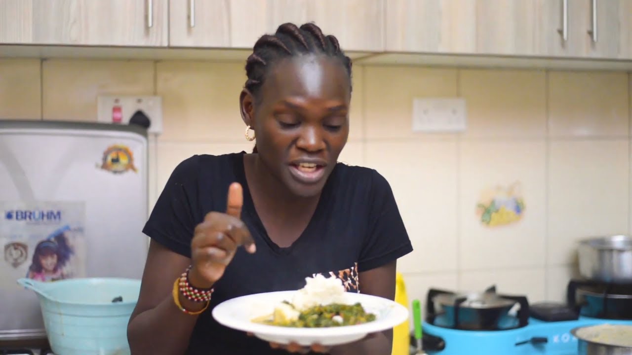 A taste of Africa | African Traditional Vegetable and Ugali - YouTube