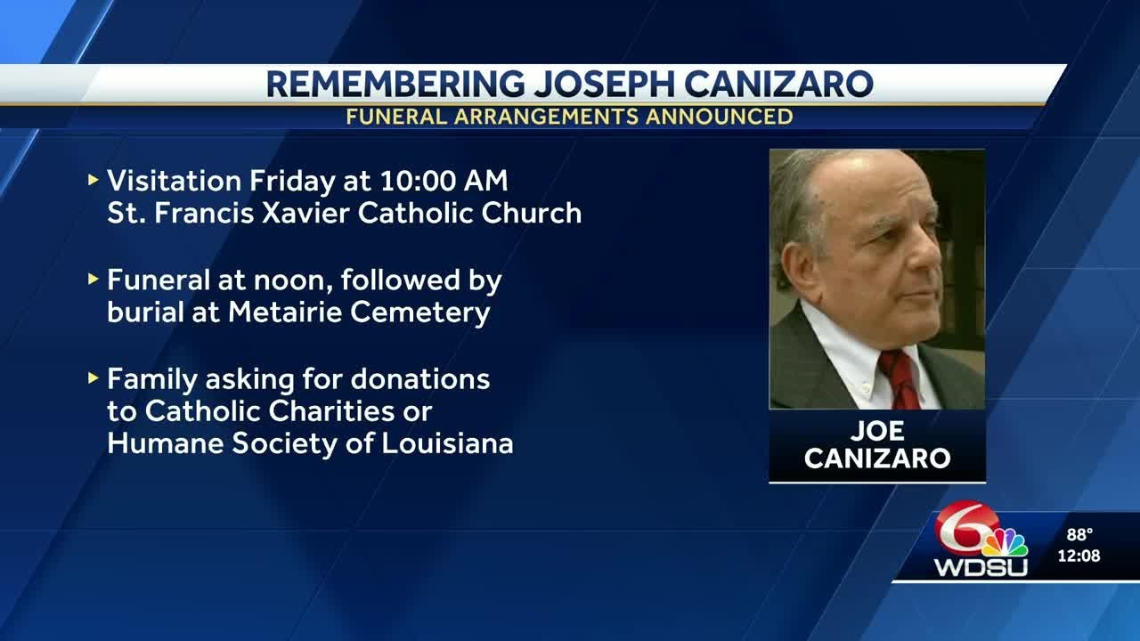 Funeral services set for Joseph Canizaro - YouTube