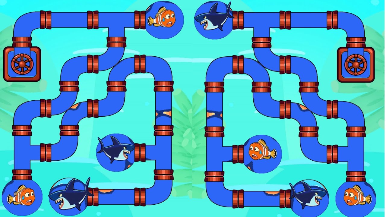 Rescue the fish mini game || pull pin save fish game || ios gameplay ...