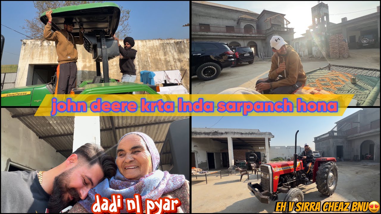 mahabir hona krda John deere v lnda | dadi nl pyar te puraneya gln ...