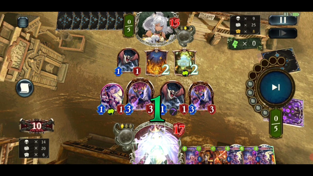 Wrath Blood vs Noxious Forest Unlimited Shadowverse - YouTube