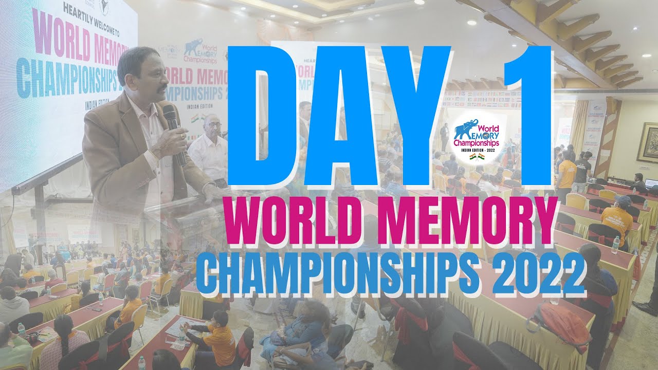 Day 1 Highlights | World Memory Championship 2022 (Indian Edition ...