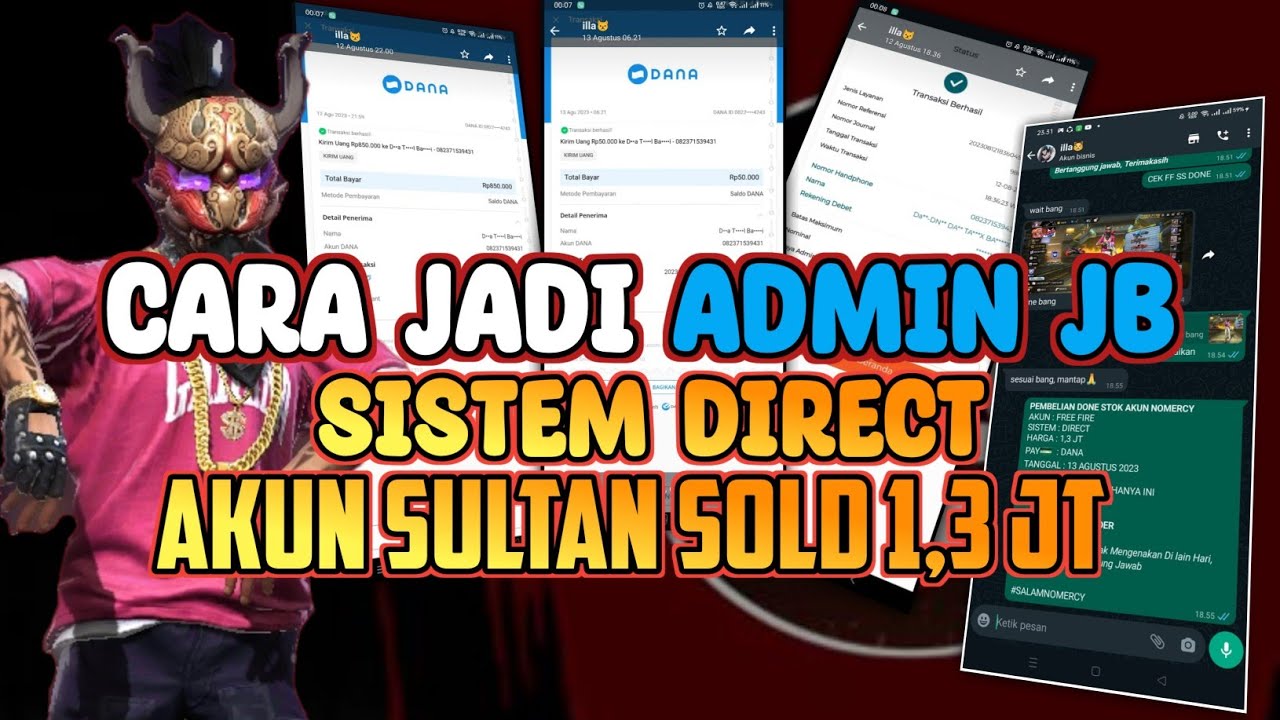 CARA SISTEM DIRECT - CARA JADI ADMIN SISTEM DIRECT | ADMIN JB - YouTube