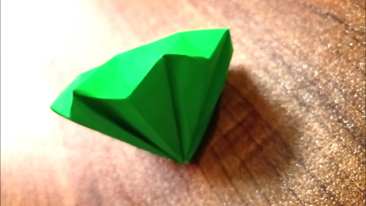 ORIGAMI - Emerald | Aarav's Paper Folds - YouTube