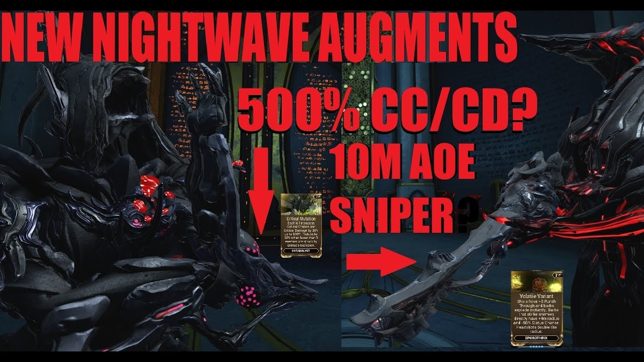 [WARFRAME] Early Look At NEXT SEASON'S Nightwave Augments Builds ...