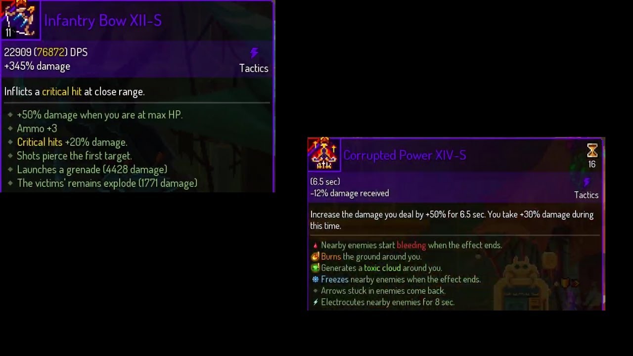 Dead Cells | Infantry Bow Showcase no. 2 (5BC) - YouTube