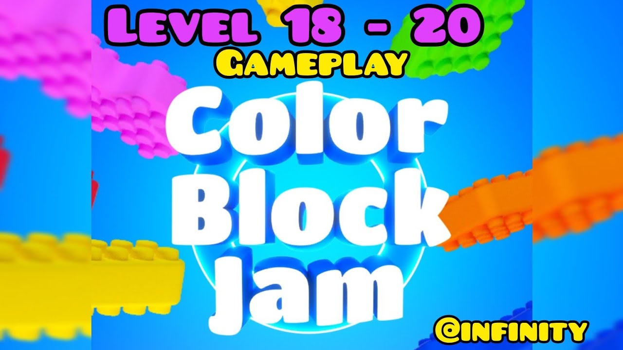 Color Block Jam Game / Level 18 - 20 /Super Hard Levels /Gameplay ...