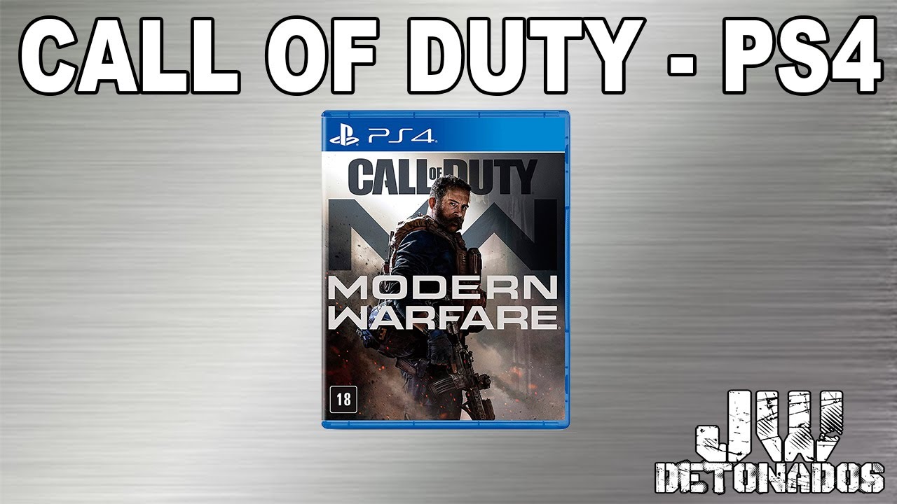 UNBOXING #19 - CALL OF DUTY: MODERN WARFARE - PS4 MÍDIA FÍSICA - YouTube