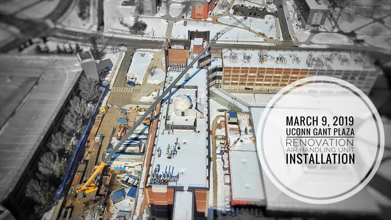 March 9, 2019 UConn Gant Plaza Renovation - YouTube