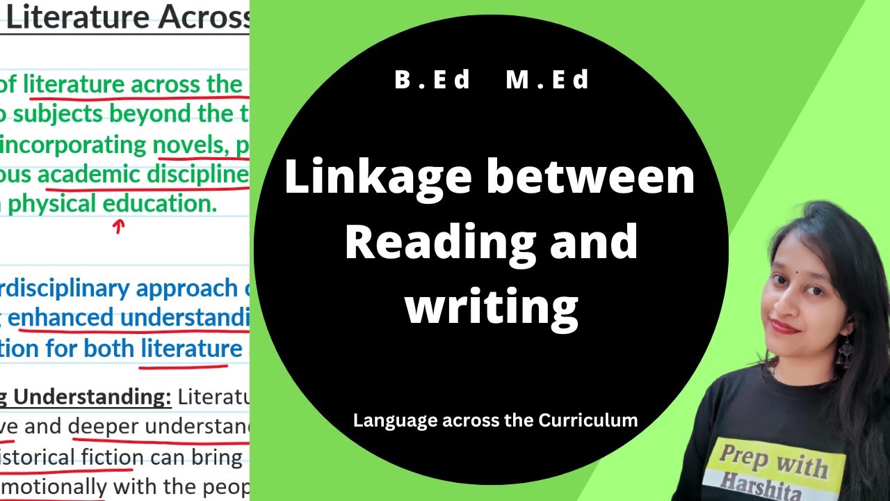 Linkage between Reading and Writing | Language Across the Curriculum ...
