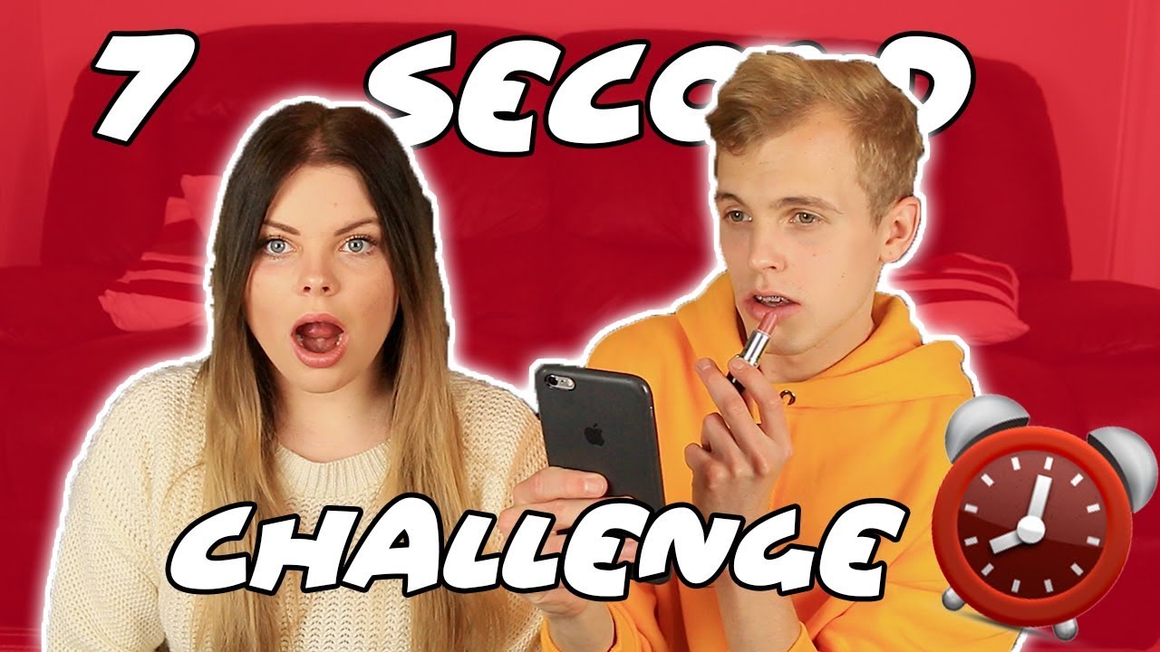 7 Second Challenge Sis Vs Bro Youtube