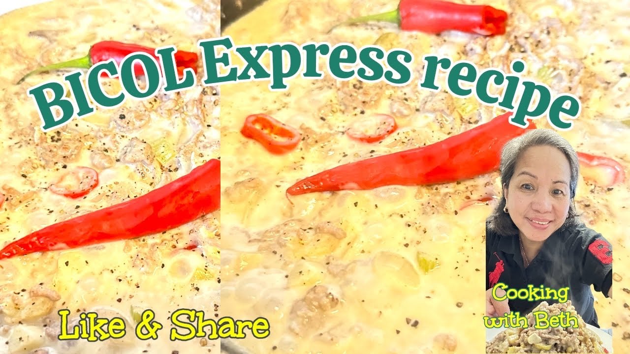 Own version of Bicol express recipe/cooking with Beth @GioBeth1630 ...