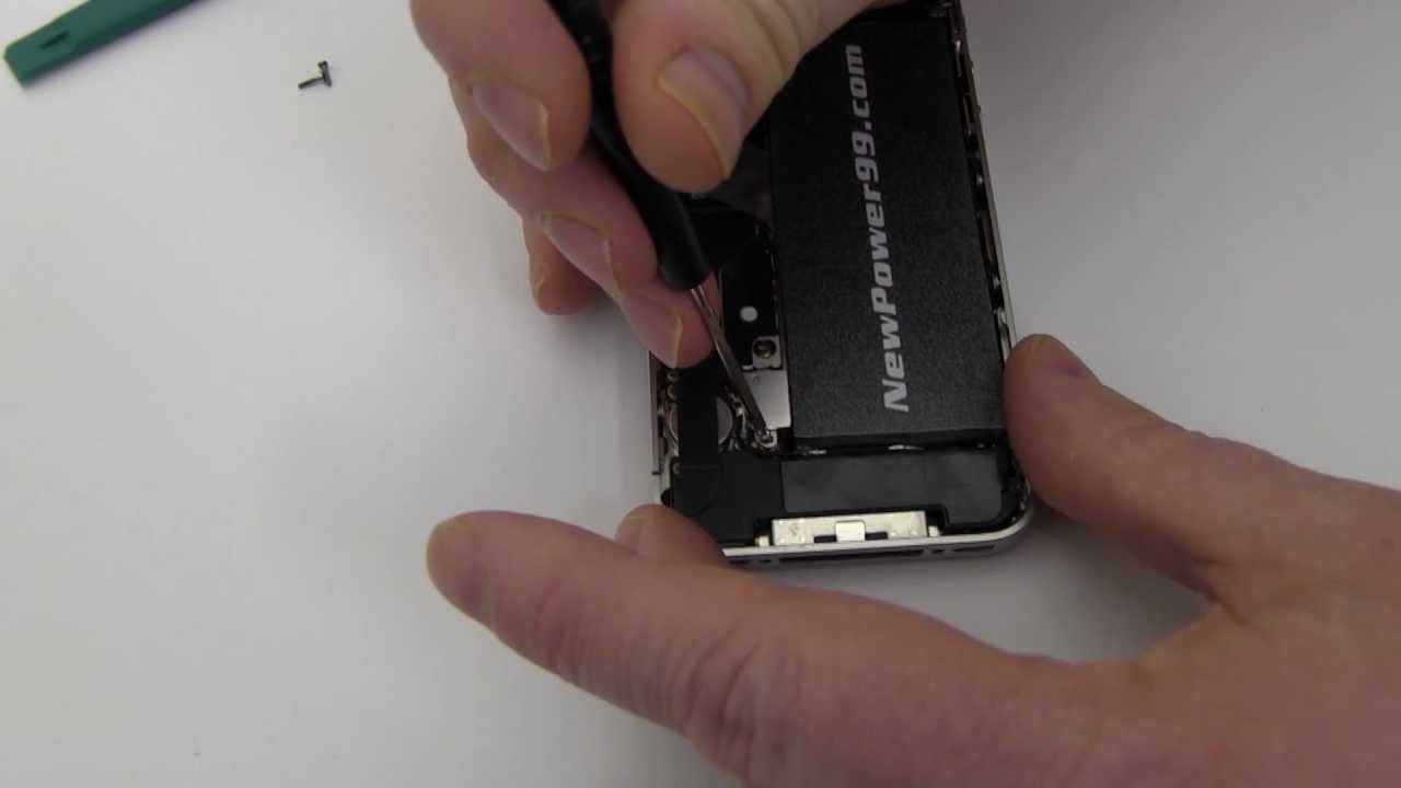 How To Replace Your Apple iPhone 4G Battery - YouTube