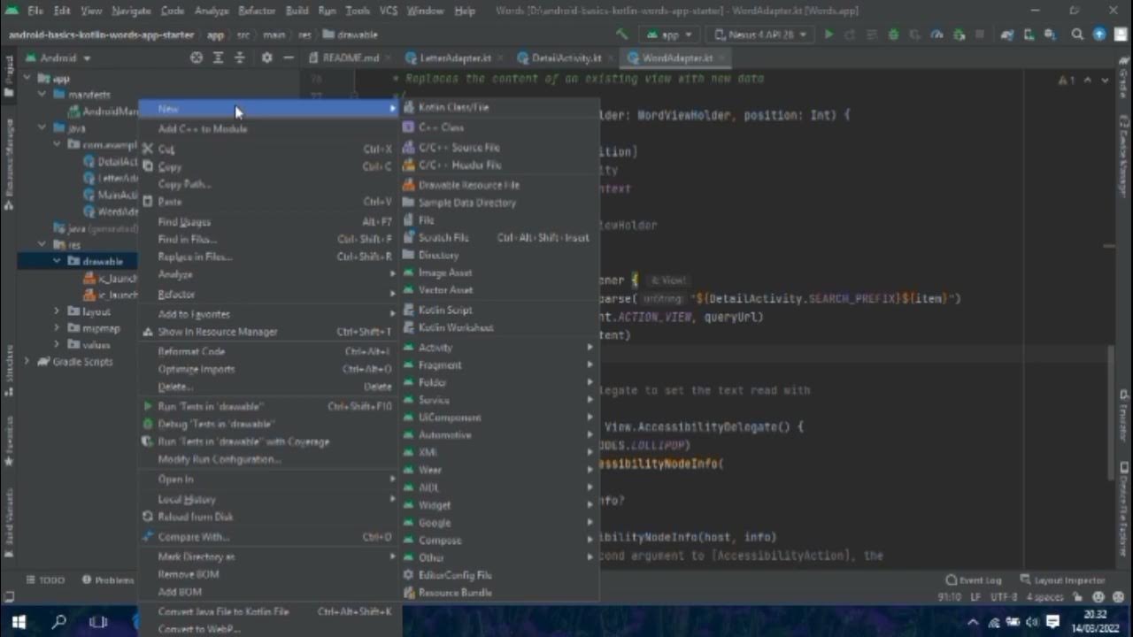 Cara Membuat Aplikasi Words (Kamus Sederhana) Menggunakan Android ...