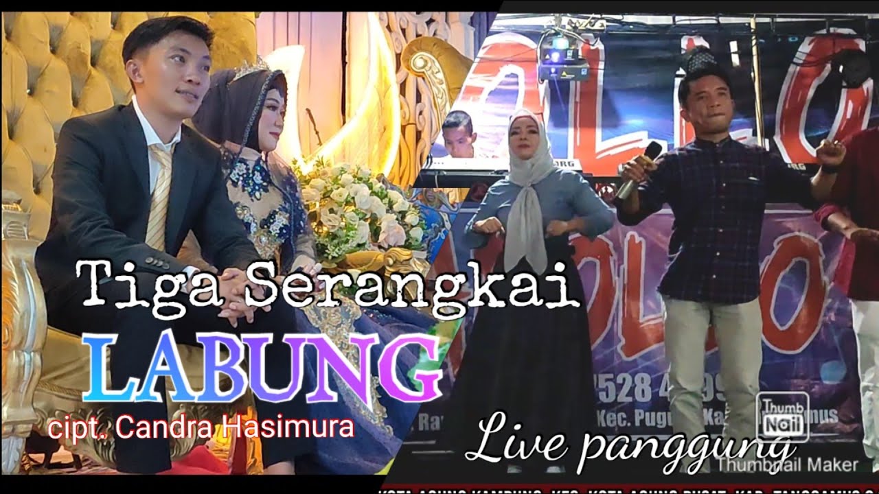 Lagu Lampung populer - LABUNG - live panggung - Tiga Serangkai - YouTube