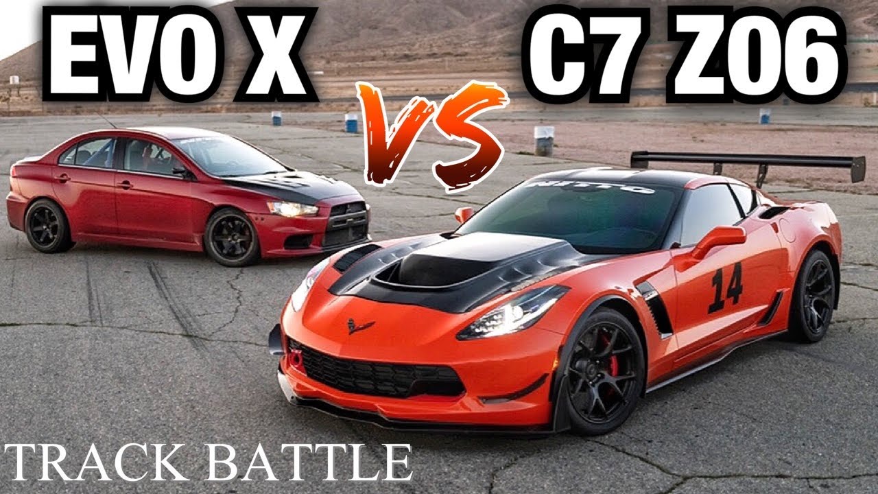 MY FIRST TIME ATTACK COMPETITION! Corvette C7 Z06 vs Evo X - YouTube