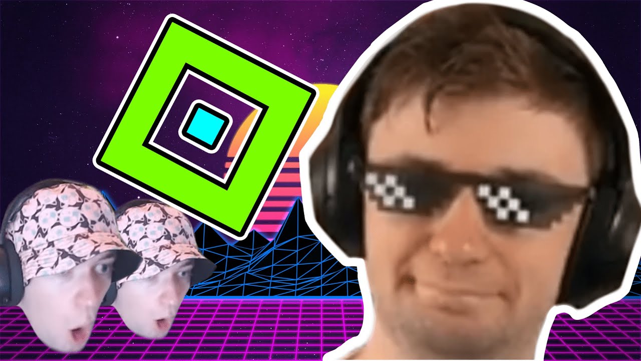 Smash Player tries Geometry Dash... - YouTube