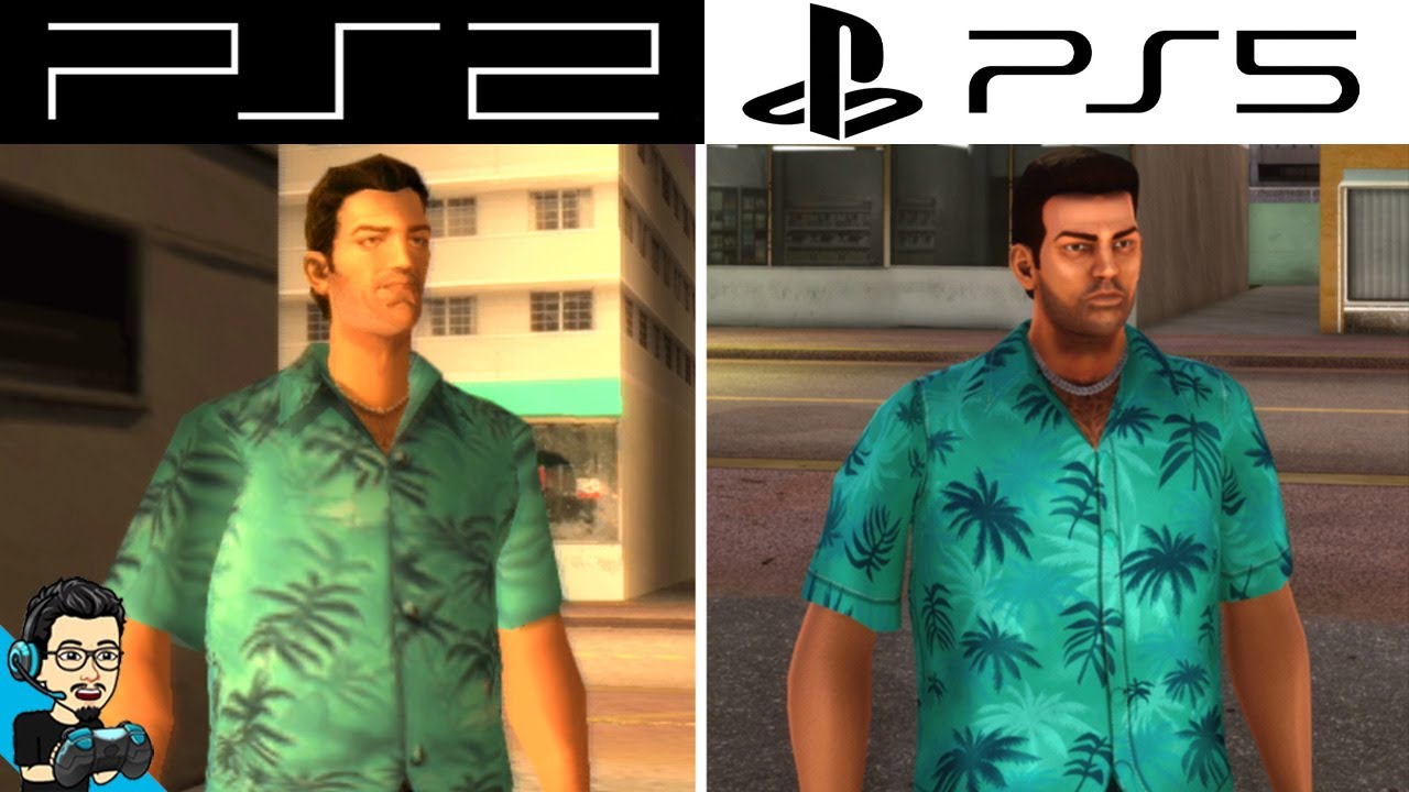 GTA Vice City - PS2 Original v/s PS5 Remaster (Definitive Edition ...