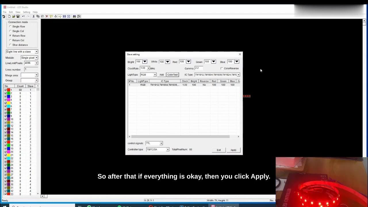 ledstudio andcontroller h807sa program using ledstudio #ledstudio#807sa#H807sa#H807sled ...