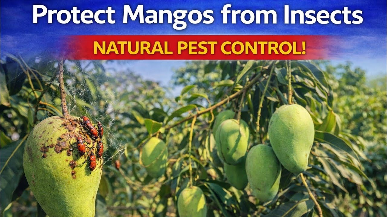 How to save Mangoes from Pest Attack Naturally?आम फल को कीटों से कुदरती कैसे बचाऐं - YouTube